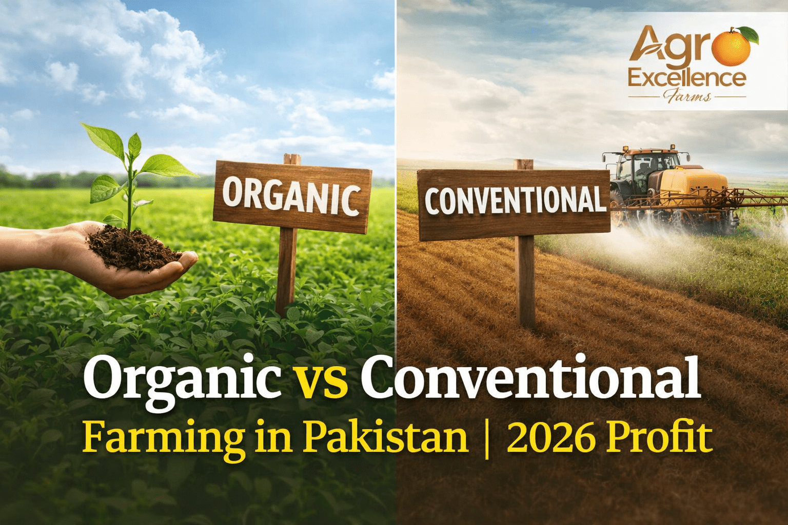 Organic vs Conventional Farming in Pakistan | 2026 Profit